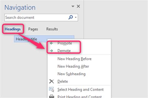 How To Add Navigation In Word Docs Tutorial