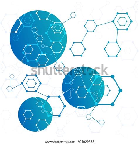 Molecular Structure Molecular Structural Coding Vector Vector De Stock