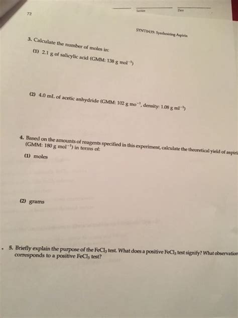 Solved Section Dute Pre Laboratory Assignment 1 Briefly