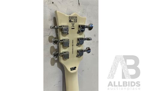 ESP LTD LEC 50 White Electric Guitar Lot 1517950 ALLBIDS