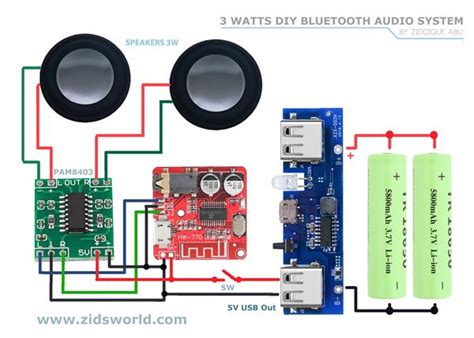 Bluetooth Speaker Schematic