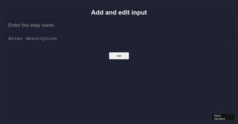 React Form List Codesandbox
