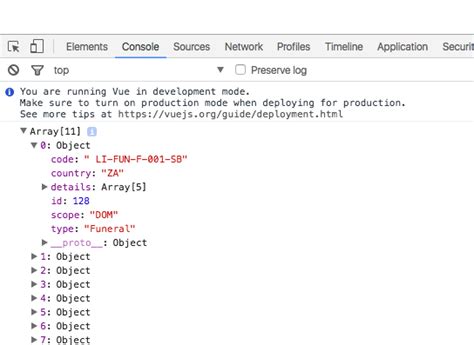 Javascript Cannot Set Instance Properties On Vue 2 And Axios Api Call