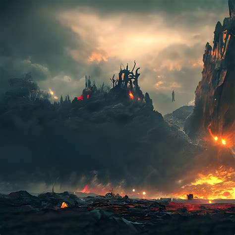 Welcome To Hellscapes Ai Generated Artwork Nightcafe Creator