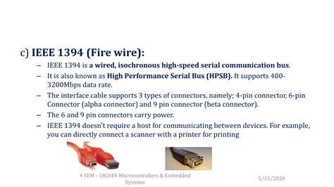 Communication Interface Of The Embedded Systems Ppt Operating