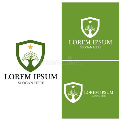 Tree Icon And Symbol Vector Template Stock Illustration Illustration