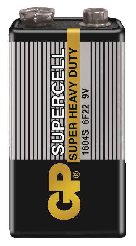 Купить батарейку GP Supercell 6F22/1604SLF в Минске