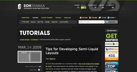35 Awesome Fluid And Elastic Layout Examples Templates And Tutorials Design Shack