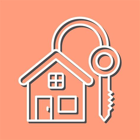 House Key Vector Icon 20238569 Vector Art At Vecteezy