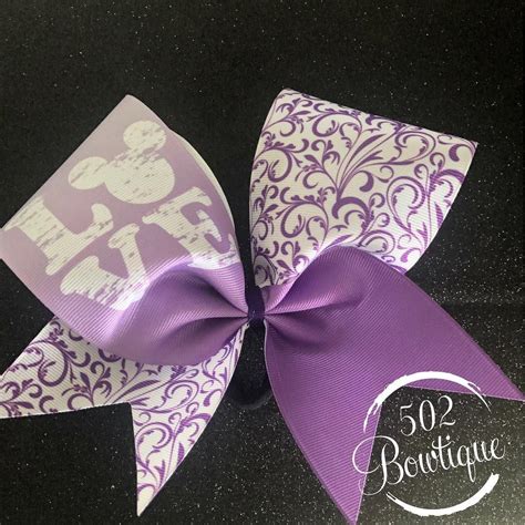 Love And Disney Cheer Bows In Every Color