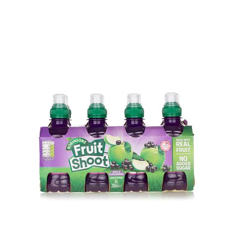 Robinsons Fruit Shoot Apple and Blackcurrant Juice Drink 200mlx 8 - Spinneys UAE