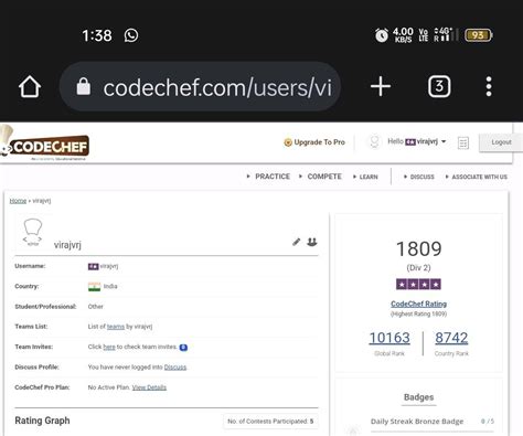 Viraj Jagtap On Linkedin Codechef 20 Comments