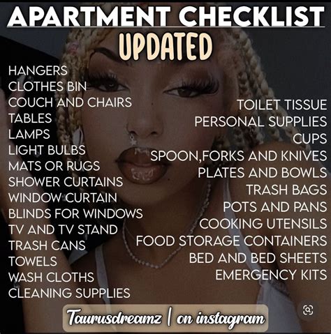 The Ultimate First Apartment Checklist Artofit