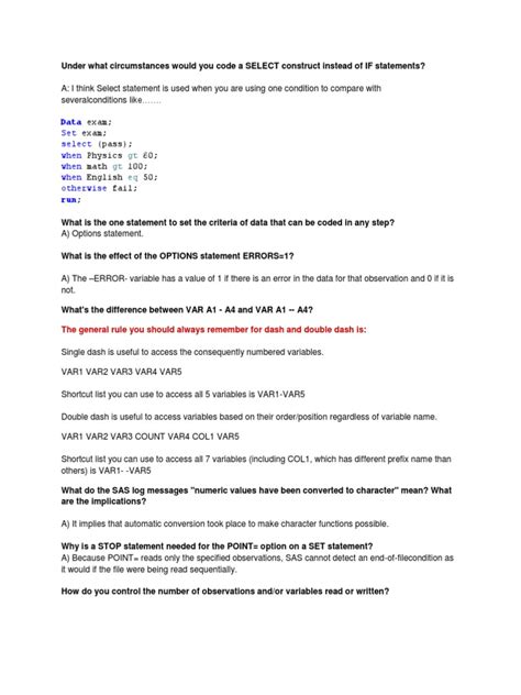 sas interview pdf sas software string computer science