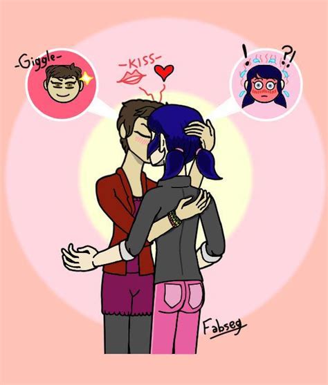 Miraculous Cerise Kisses Marinette By Fabsegdraft On Deviantart