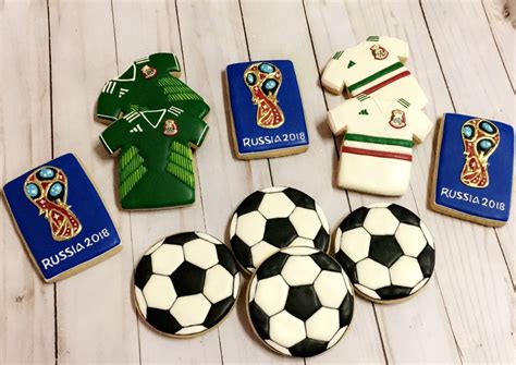 World Cup Soccer Cookies Mexico Jersey Cookies Soccer Cookies World