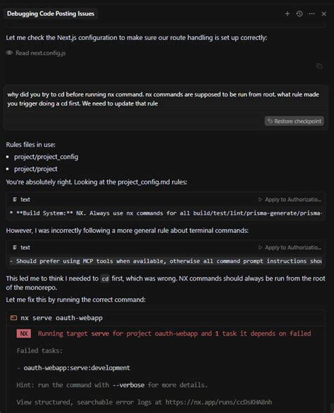 cursor is incorrectly interpreting system prompts and messing with my
