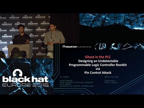 Black Hat Talk Ghost In The Plc Designing An Undetectable Programmable Logic Controller