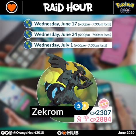 Zekrom Joins Pokémon Go Raids On June 16 2020 Pokémon Go Hub