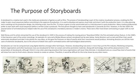 Storyboard Work Pptx