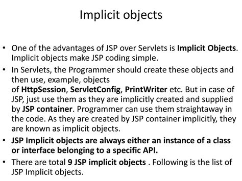jsp java server pages ppt download