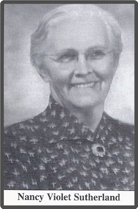 Nancy Violet Sutherland 1880 1972 Memorial Find A Grave