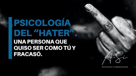 Haters Que Es At Tristan Enderby Blog