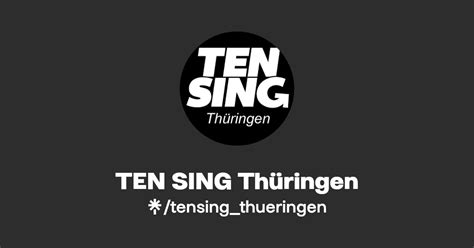 Ten Sing Thüringen Linktree