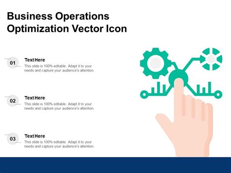Business Operations Optimization Vector Icon Ppt Powerpoint Presentation Gallery Information Pdf