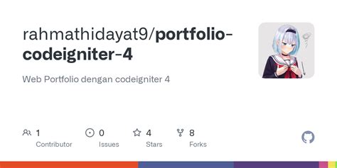 Github Rahmathidayat9portfolio Codeigniter 4 Web Portfolio Dengan