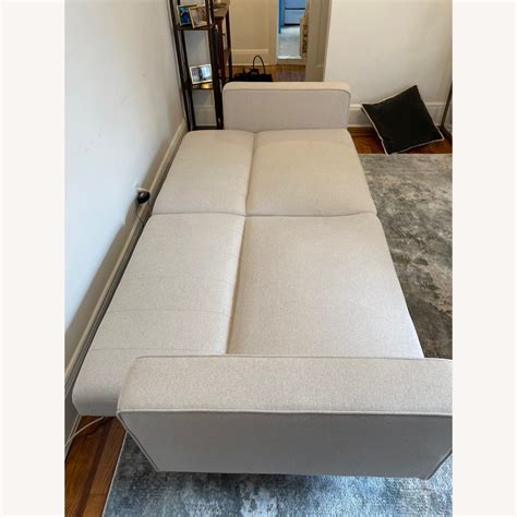 Modern Classic Neutral Sofa Converts Into Bed Aptdeco