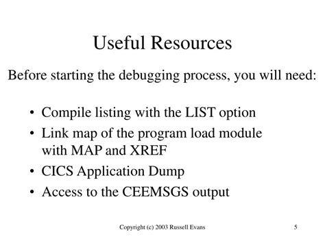 ppt cics application dump reading powerpoint presentation free