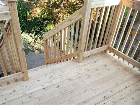 Raised Deck With Safety Rail Top Quality Decks And Fences