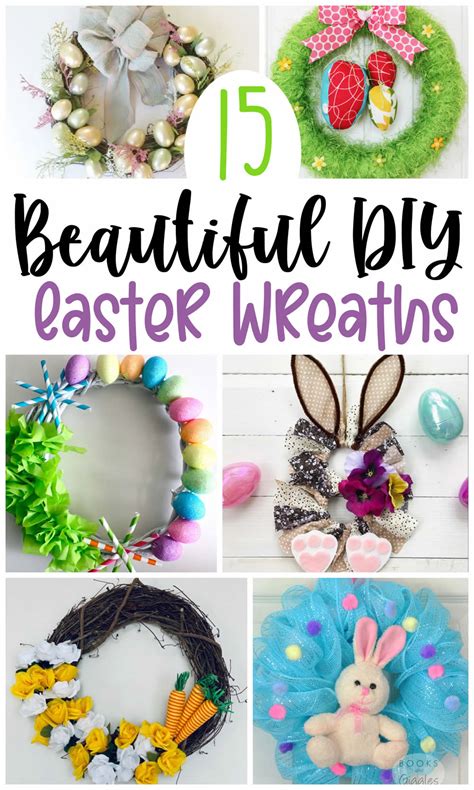 Diy Easter Wreaths Cute Spring Wreath Craft Projects Kimspired Diy