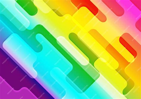 Premium Vector Colorful Tech Geometric Retro Abstract Background Vector Graphic Modern Background