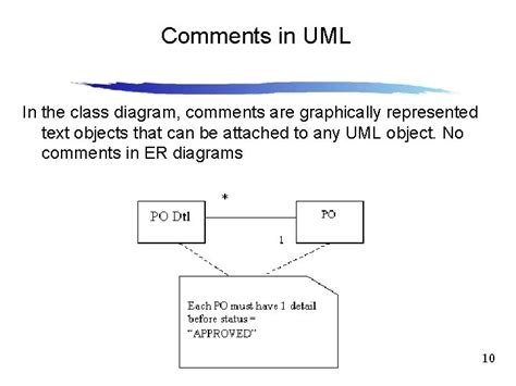 Software Engineering Lecture UML Vs ERD Slide