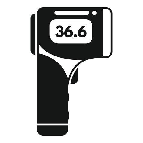 Gun Thermometer Icon Simple Vector Laser Sensor 15157910 Vector Art At Vecteezy