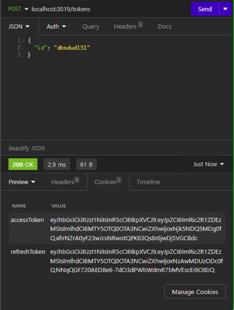 🍪 Cookie Session Jwt Access Token Refresh Token