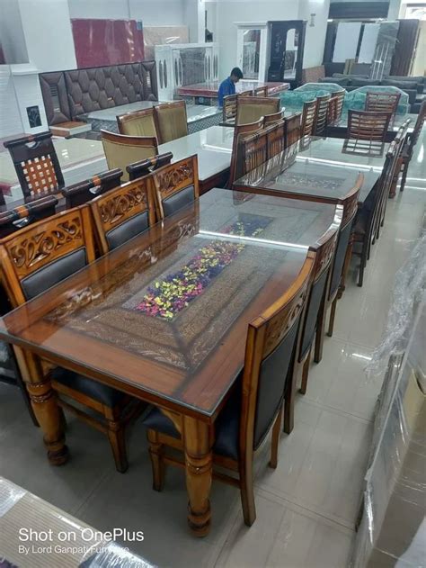 Rectangular Wooden Dining Table Classic 6 Seater At Rs 45000set In