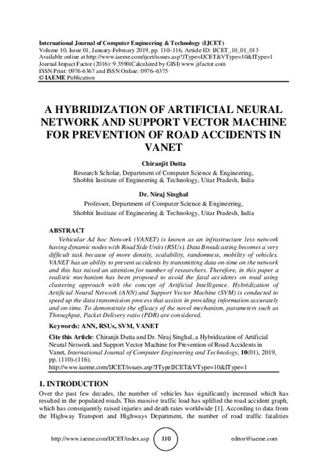 Pdf A Hybridization Of Artificial Neural Network And Support Vector