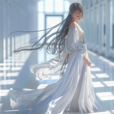 Premium Photo 3d Rendered Photos Of Beautiful Anime Girl Wearing