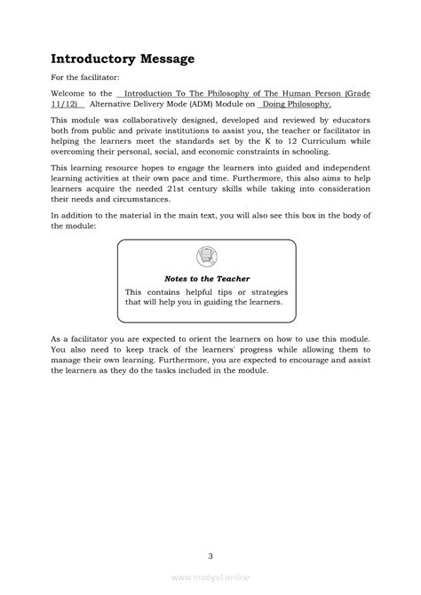 Introduction To Philosophy Of The Human Person Doing Philosophy Shs