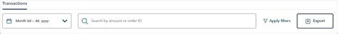 Exporting A Financial Transactions Report