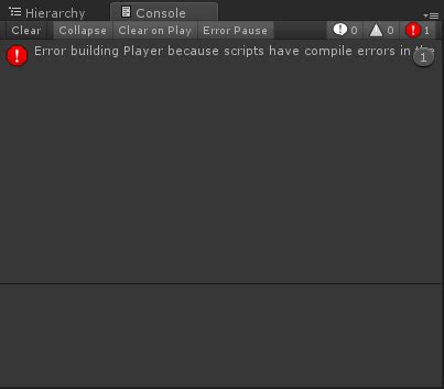 Can T Build As Scripts Have Compile Errors In The Editor Unity Engine Unity Discussions