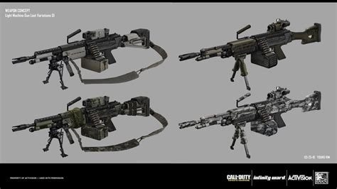 Found Some Cool Concept Art Of An Lmg That Never Made It To The Game