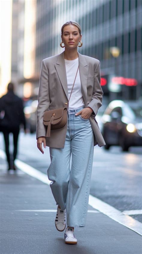 The Perfect Jeans Outfit Blazer And Denim For Everyday Chic Jeans