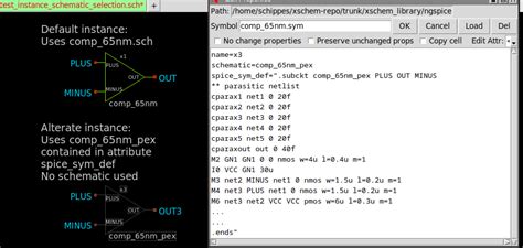 Xschem Tutorial Instance Based Selection Of Symbol Implementation