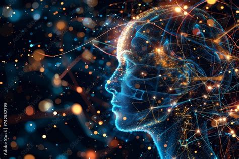 Ai Brain Chip Degradation Artificial Intelligence In Human Motor Neurons Mind Circuit Board