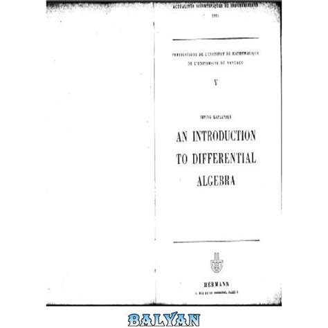 خرید و قیمت دانلود کتاب Introduction To Differential Algebra ترب