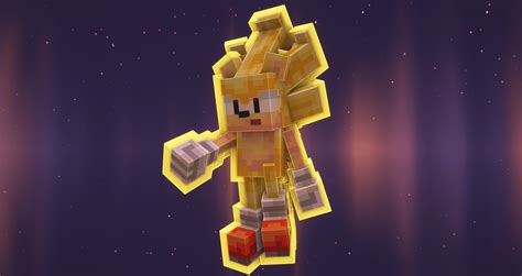 Super Sonic In Minecraft R Sonicthehedgehog